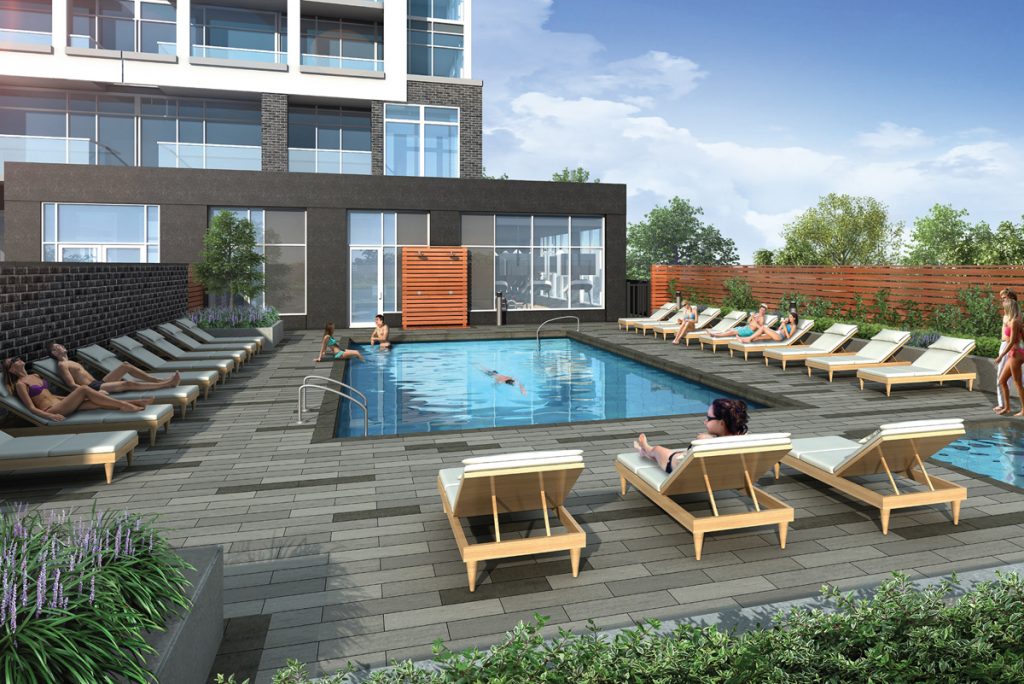 Outdoor Pool Rendering | Pre Construction Condos Investment